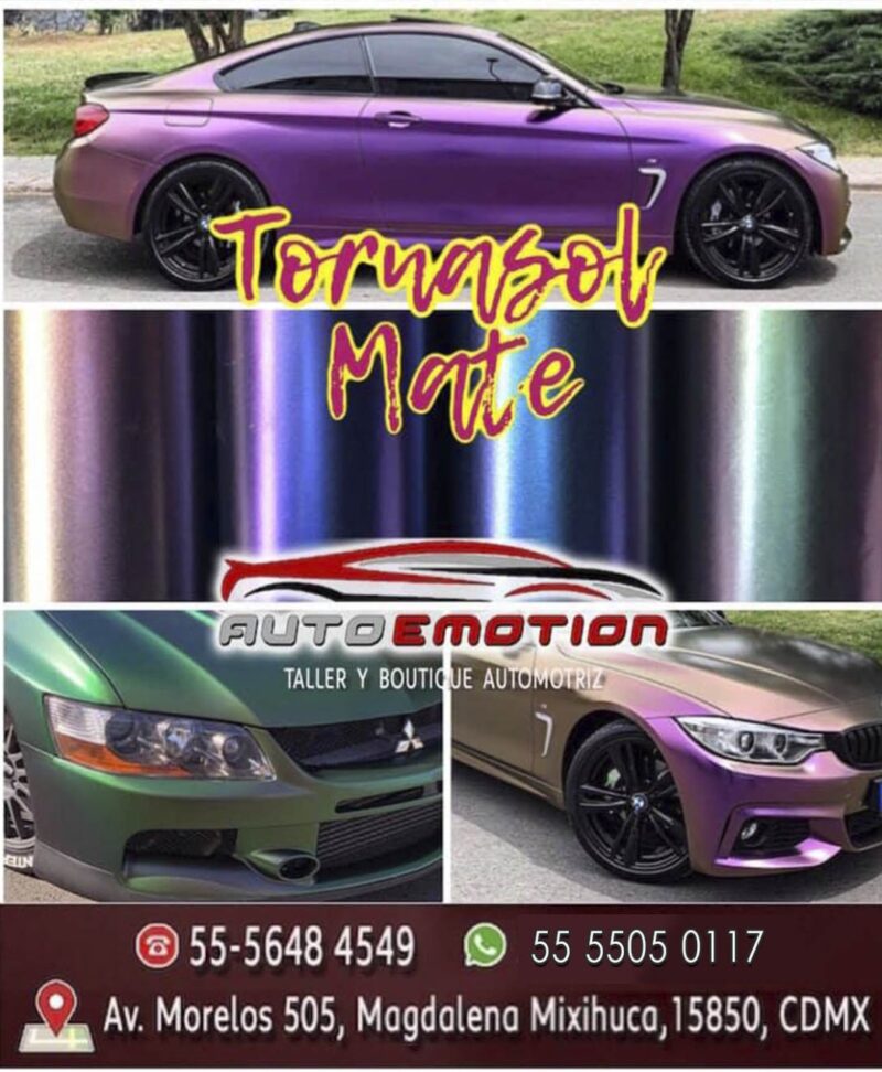 Vinil Wrap Tornasol Mate – Autoemotion