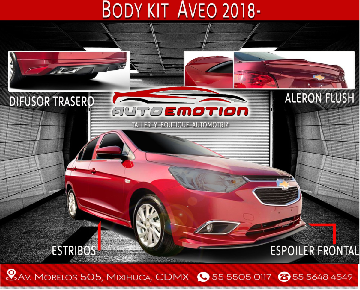 Kit aerodinamico Chevrolet Aveo 18-> – Autoemotion